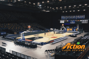 Portable Basketball Court | Brisbane Bullets | Action Floors